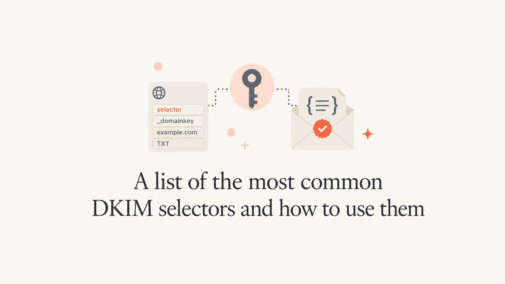A list of the most common DKIM selectors and how to use them - Suped